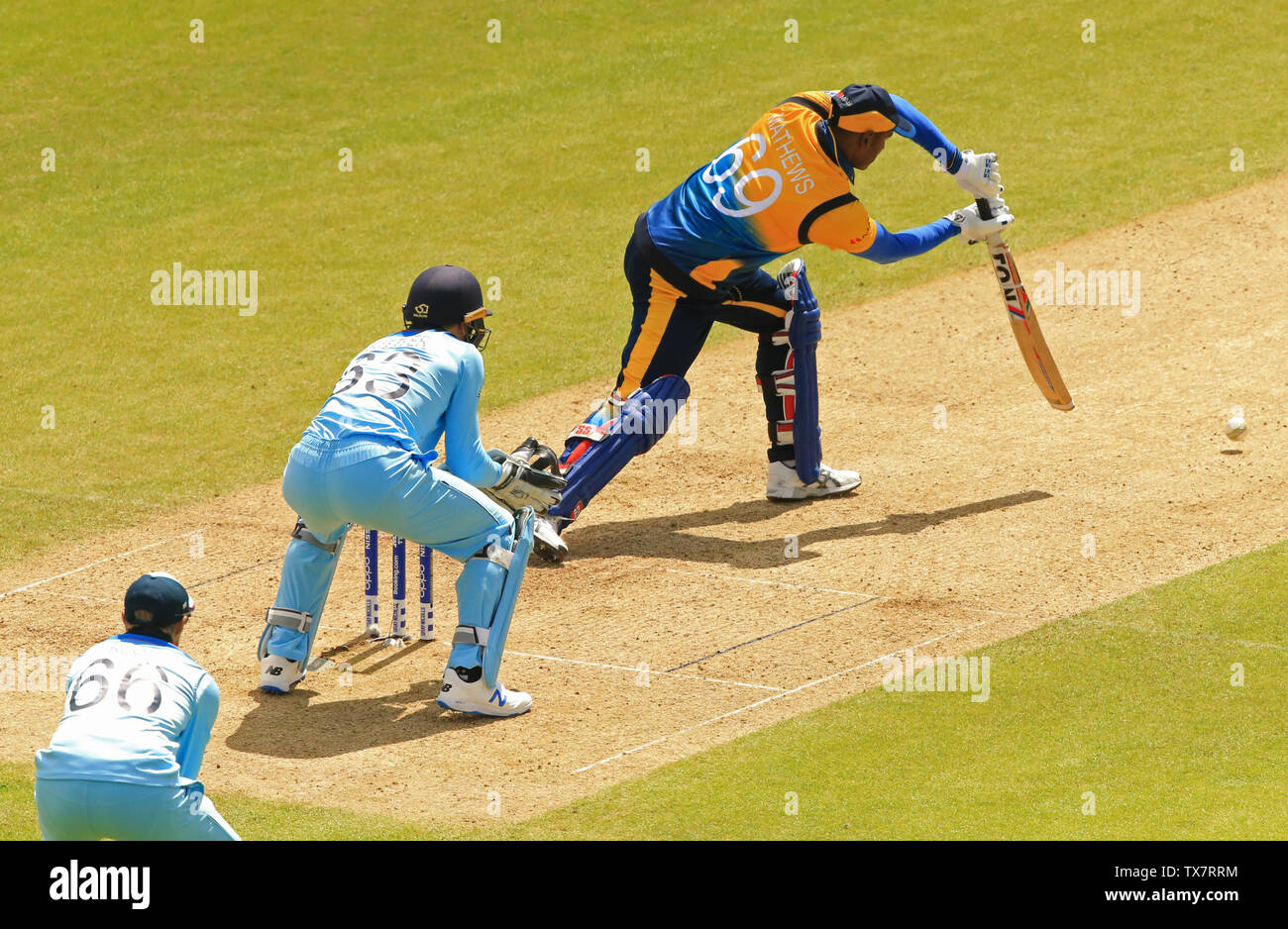 LEEDS, ENGLAND. 21 JUNE 2019: The England v Sri Lanka, ICC Cricket ...