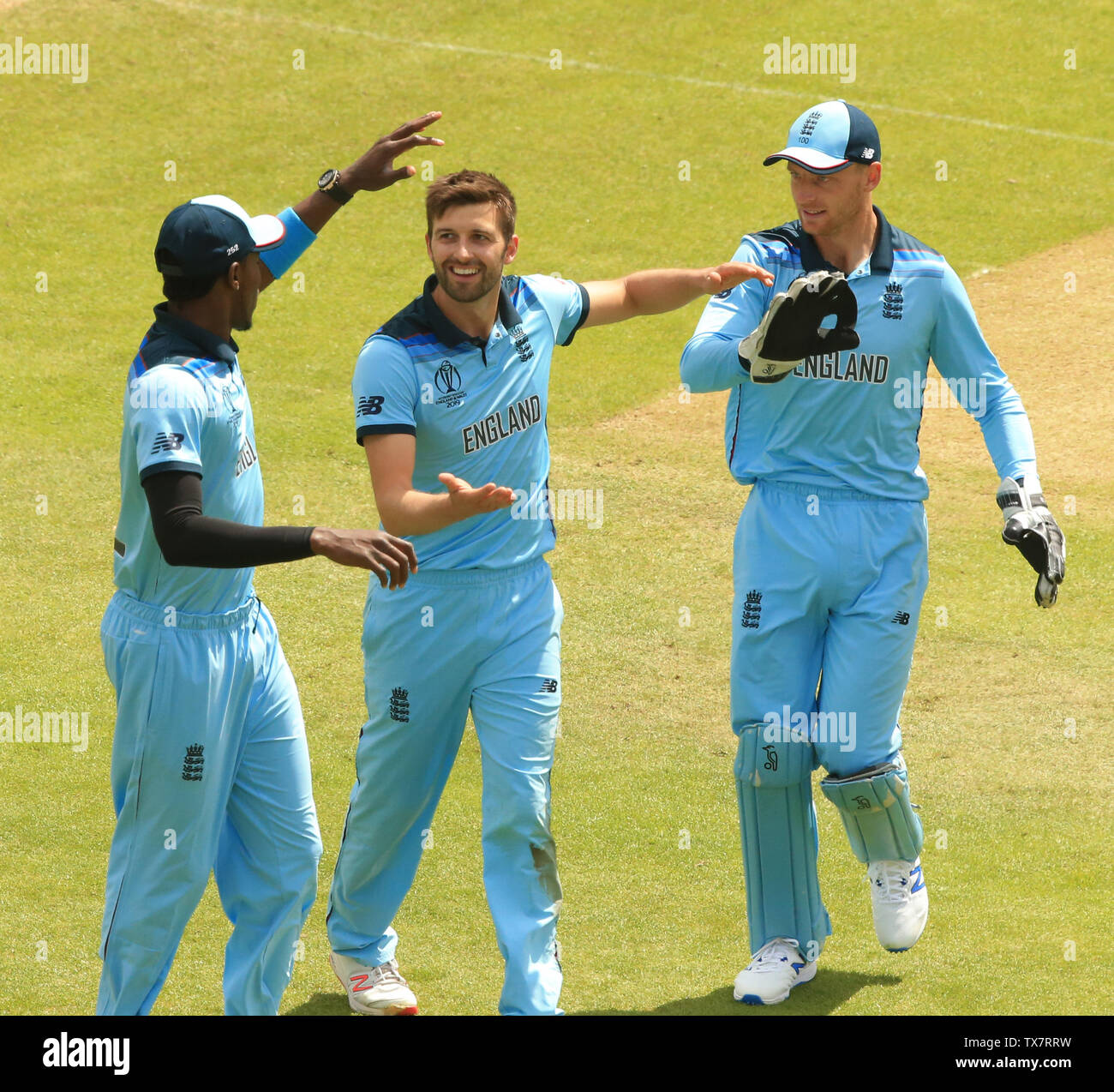LEEDS, ENGLAND. 21 JUNE 2019: The England v Sri Lanka, ICC Cricket ...