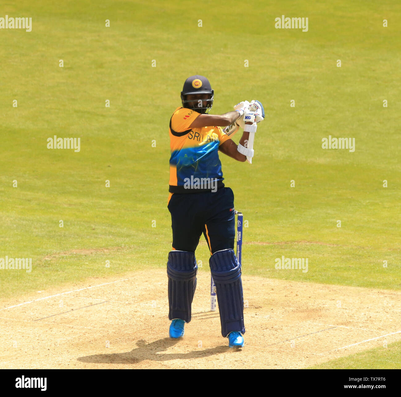 LEEDS, ENGLAND. 21 JUNE 2019: The England v Sri Lanka, ICC Cricket ...