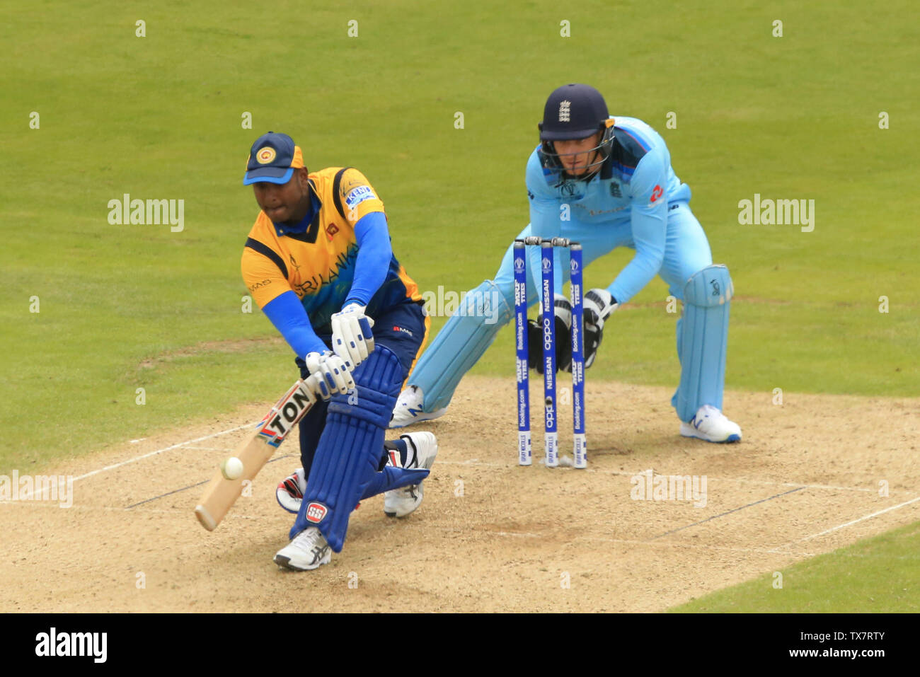 LEEDS, ENGLAND. 21 JUNE 2019: The England v Sri Lanka, ICC Cricket ...