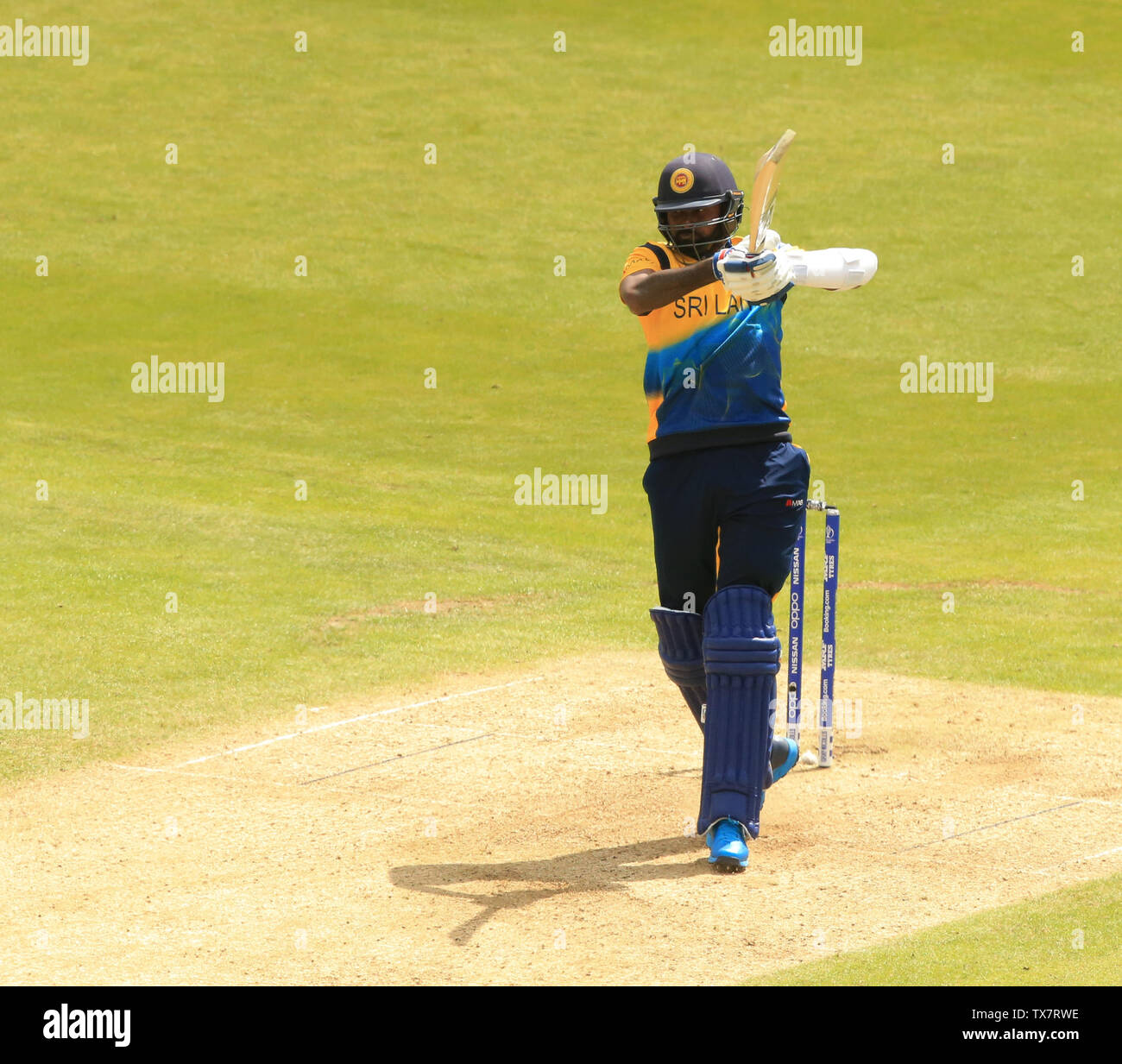 LEEDS, ENGLAND. 21 JUNE 2019: The England v Sri Lanka, ICC Cricket ...