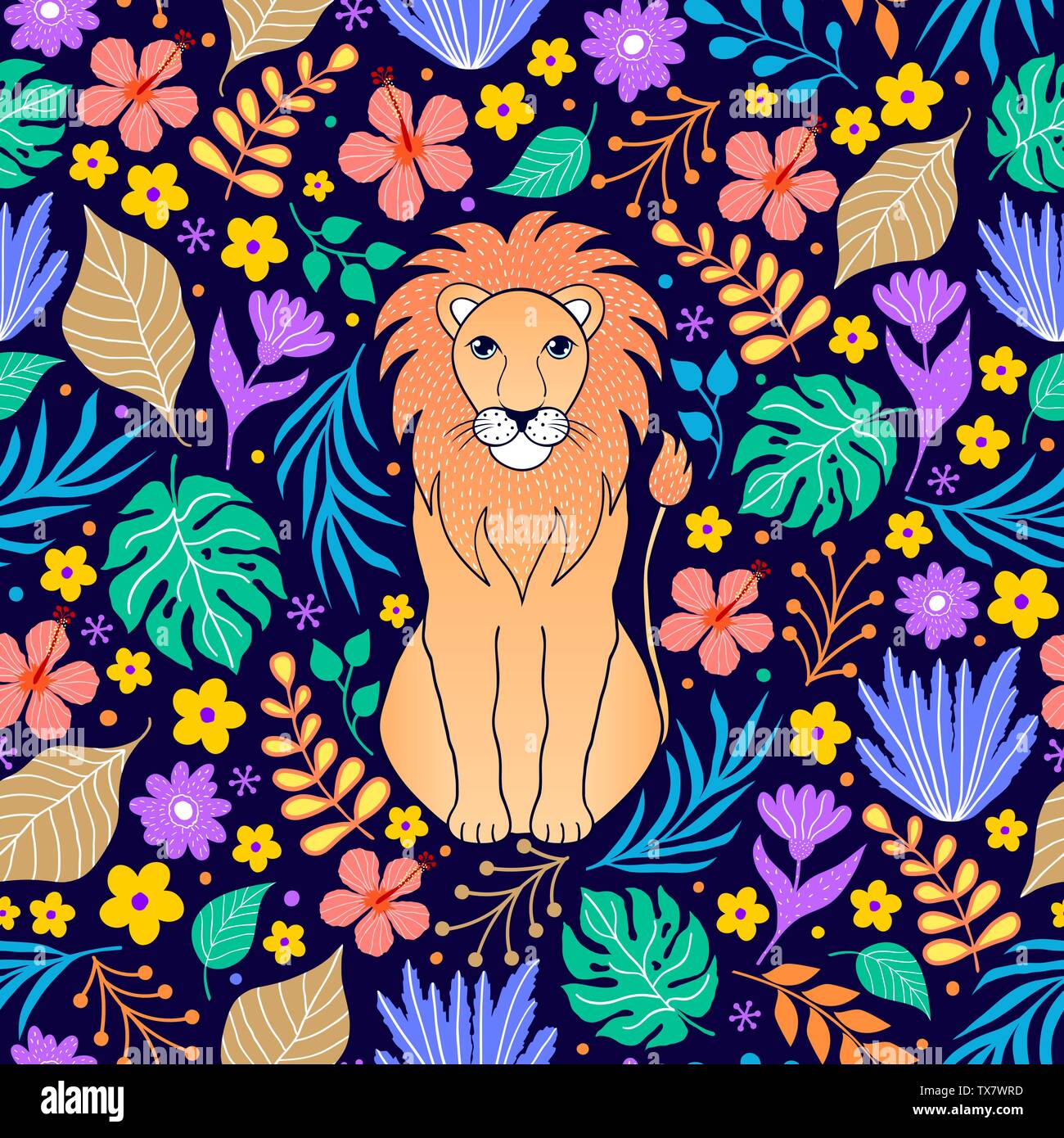 Indian hibiscus flowers Stock Vector Images - Alamy