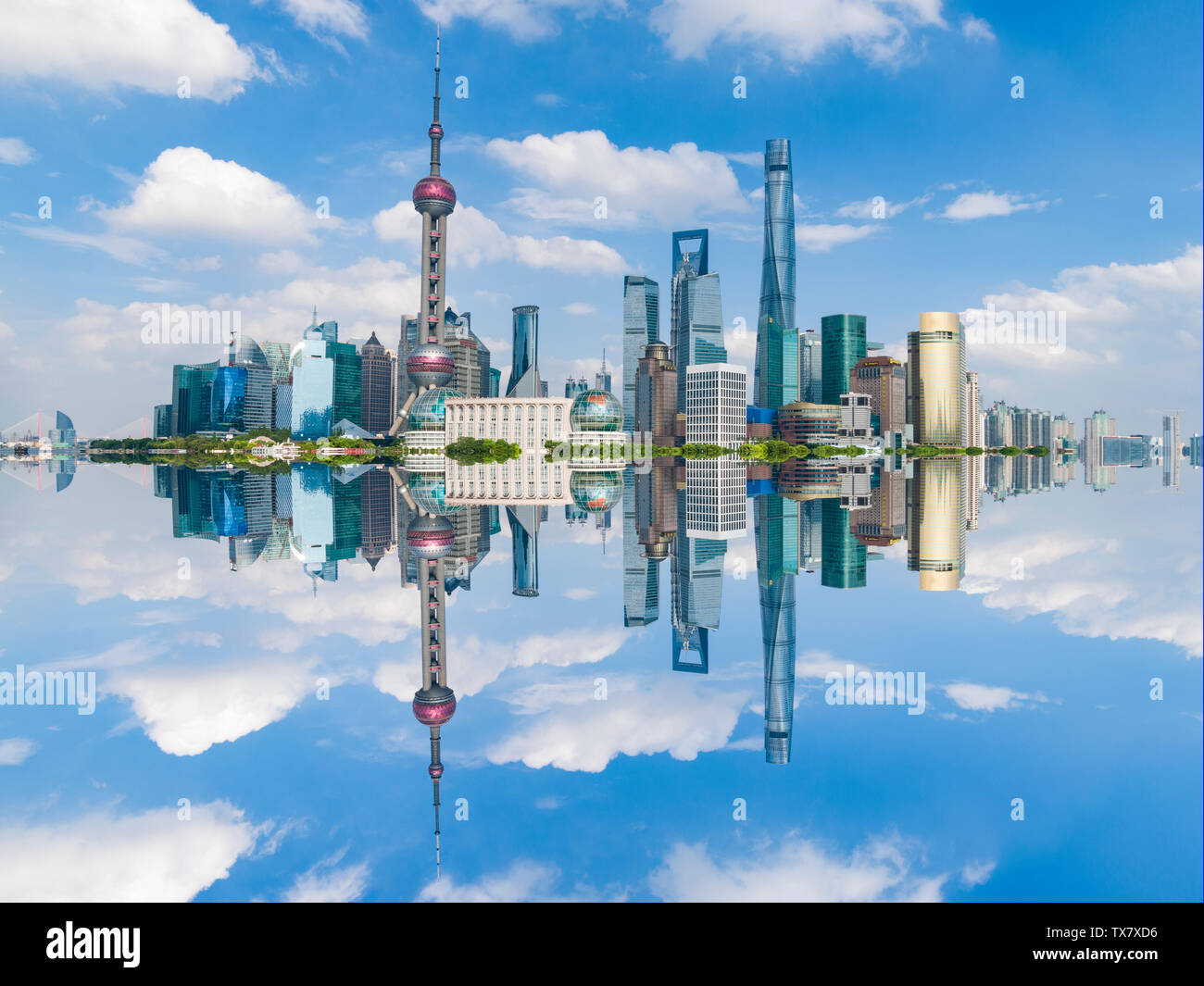 Shanghai Pudong Landscape Stock Photo - Alamy