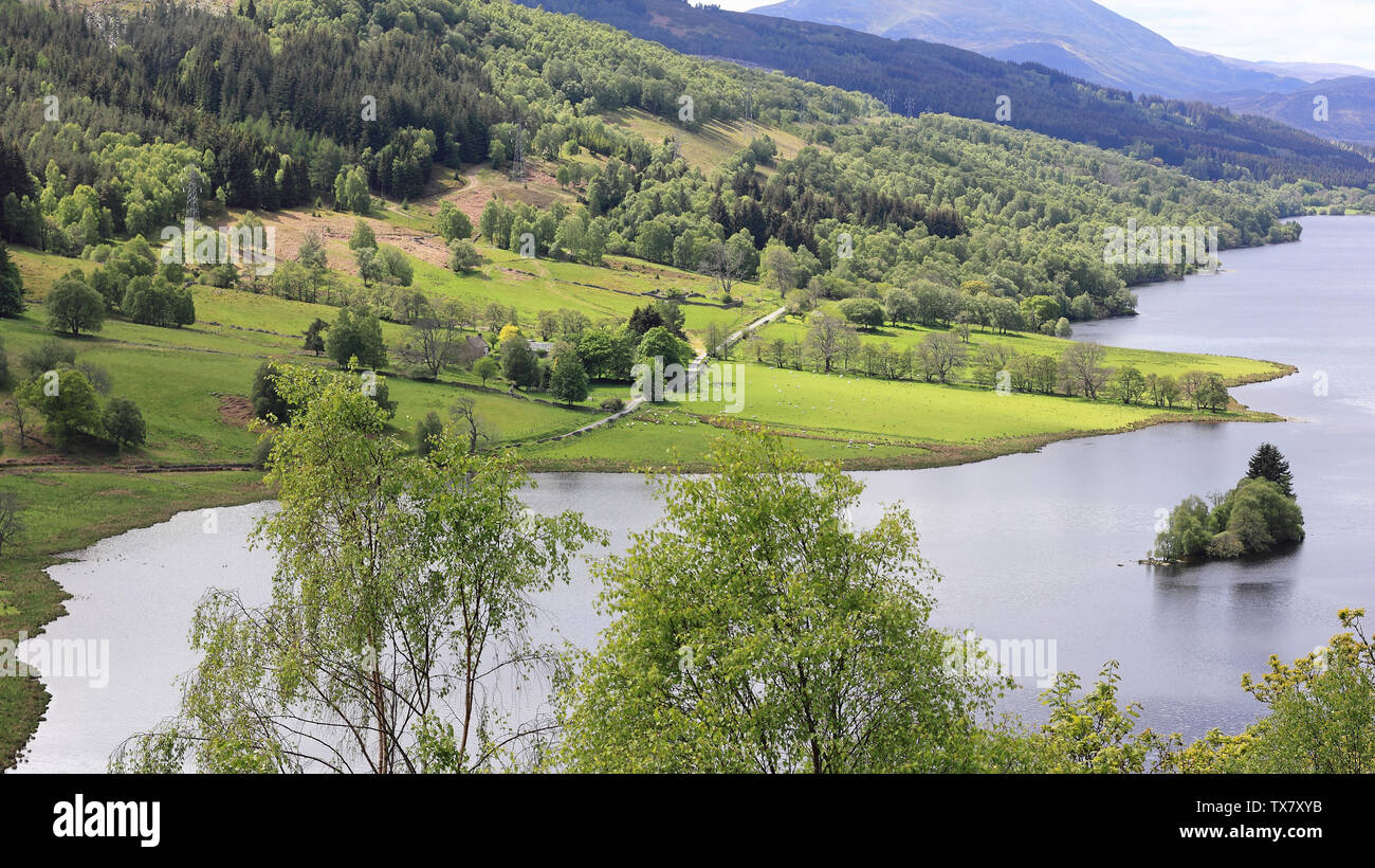 The famous Queen’s View in the Scottish Highlands Stock Photo - Alamy