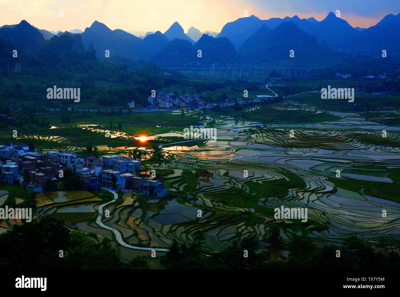 Ba Ping Chun morning Stock Photo - Alamy