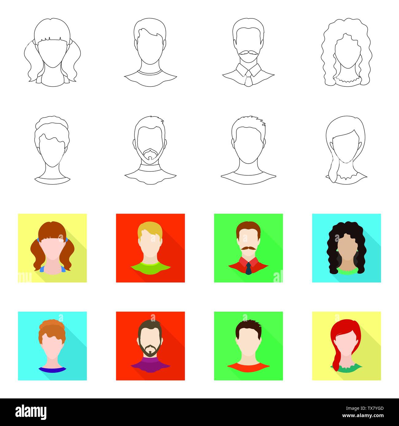 Vector design of professional and photo logo. Set of professional and ...