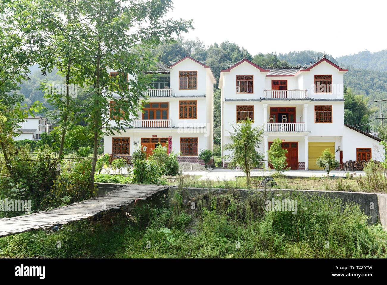 A New Rural Residential Area Stock Photo - Alamy
