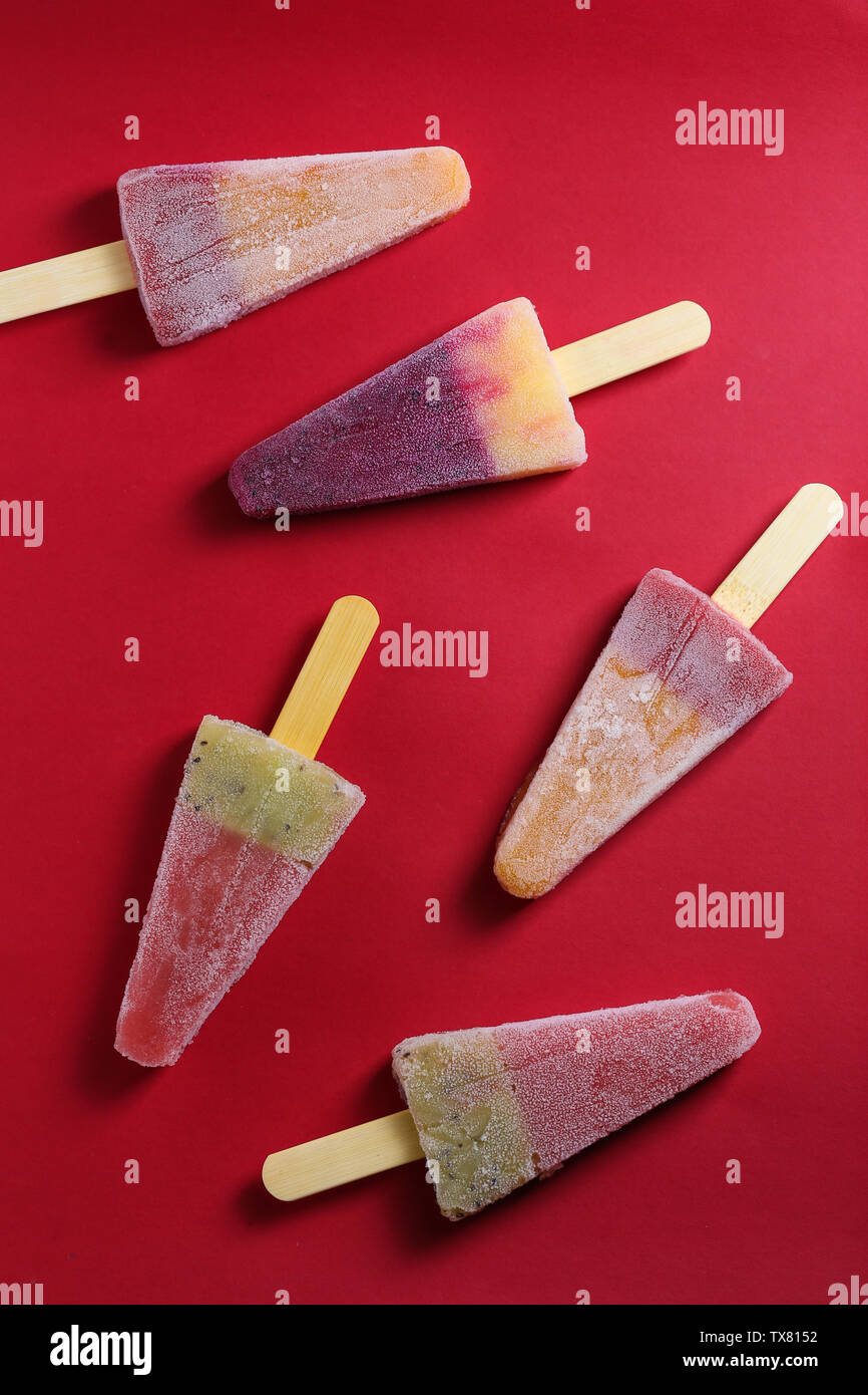 Fresh fruit, popsic Stock Photo - Alamy