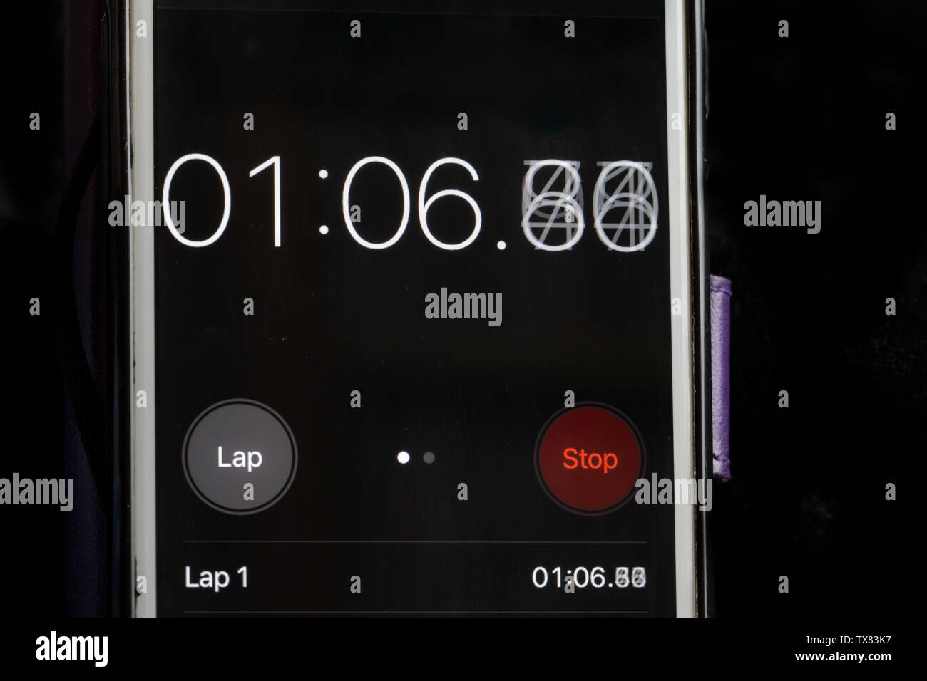 Stop watch 1 minute hi-res stock photography and images - Alamy