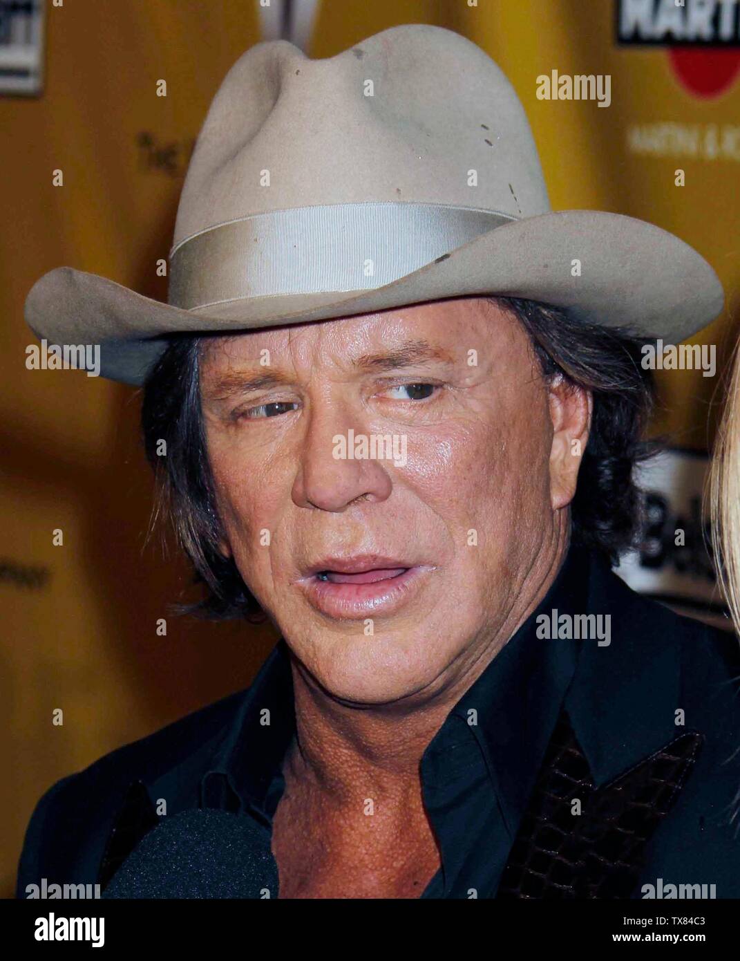 Mickey Rourke 2010 Photo By Russell Einhorn/PHOTOlink.net Stock Photo ...