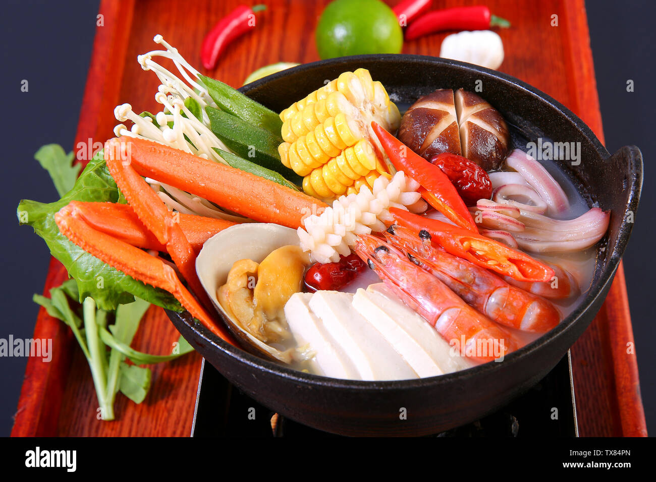 Rinse hot pot lamb roll hi-res stock photography and images - Alamy