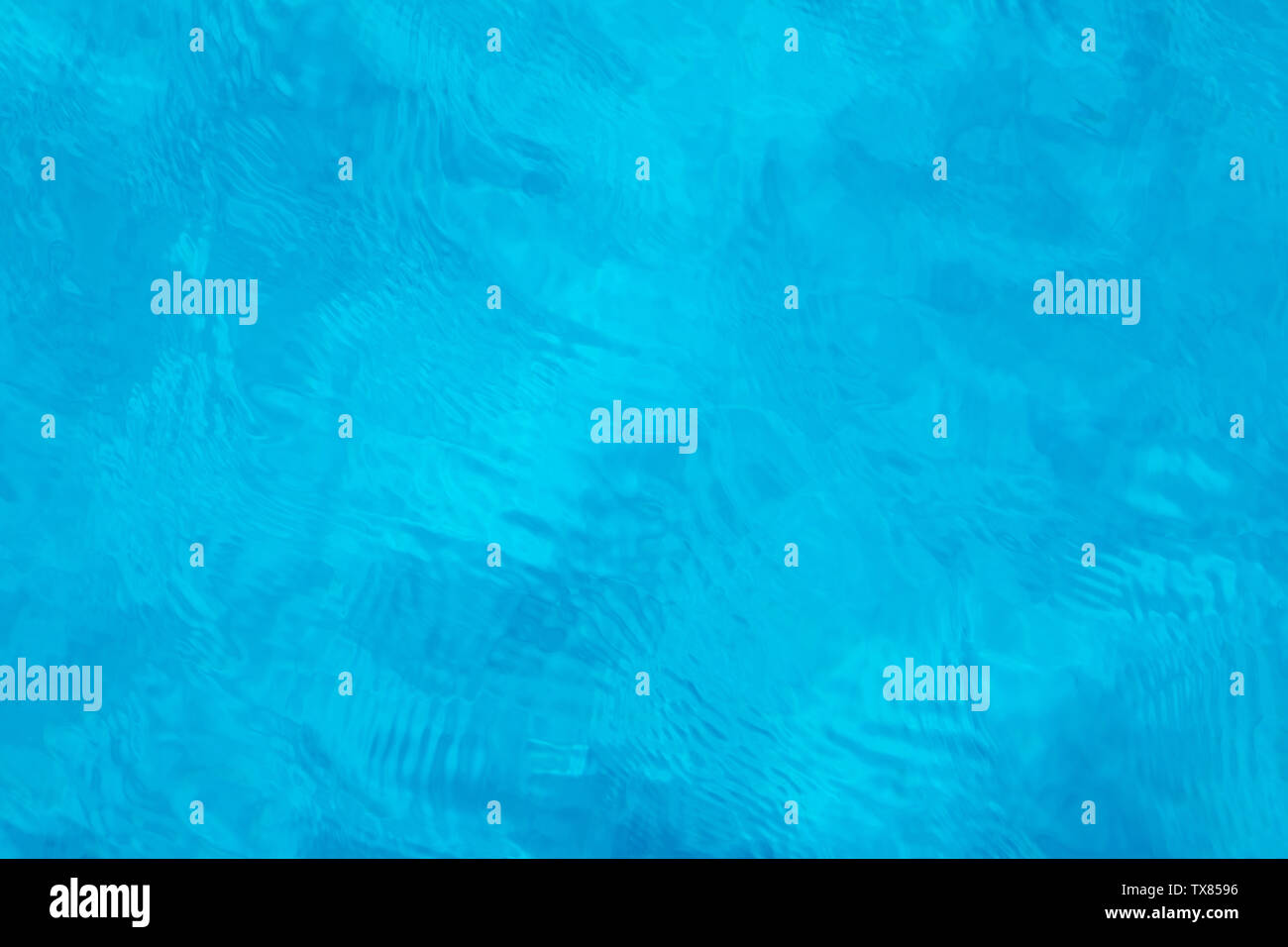 Clean water in a blue pool. Ready for the summer Stock Photo - Alamy