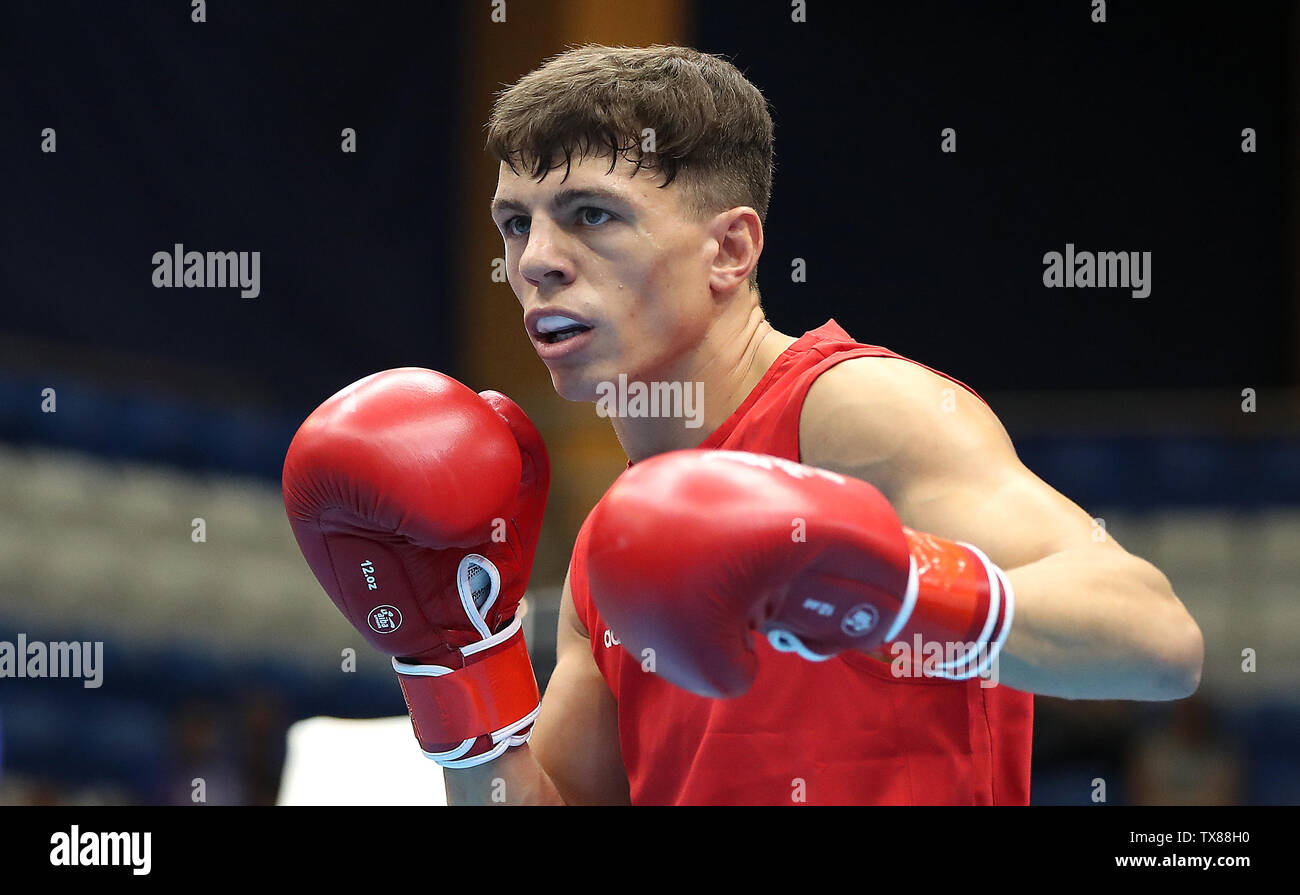 Great Britain's Pat McCormack on his way to winning his Welterweight ...