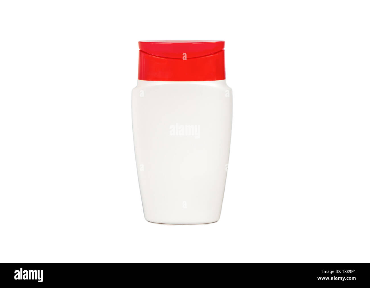 Plastic shampoo bottle isolated on white background Stock Photo - Alamy
