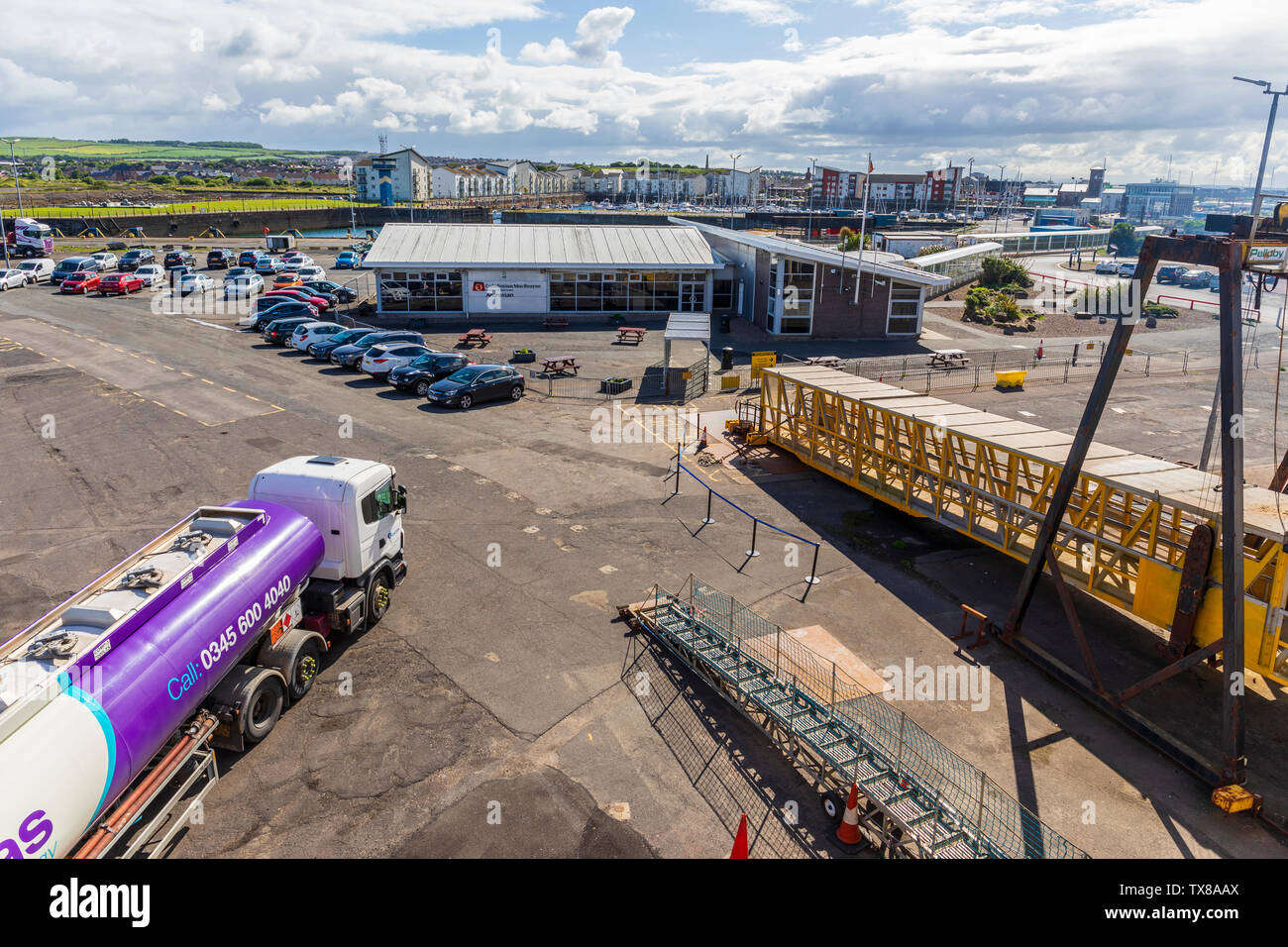Caledonian MacBrayne ferry terminal at Ardrossan and is used as the ...