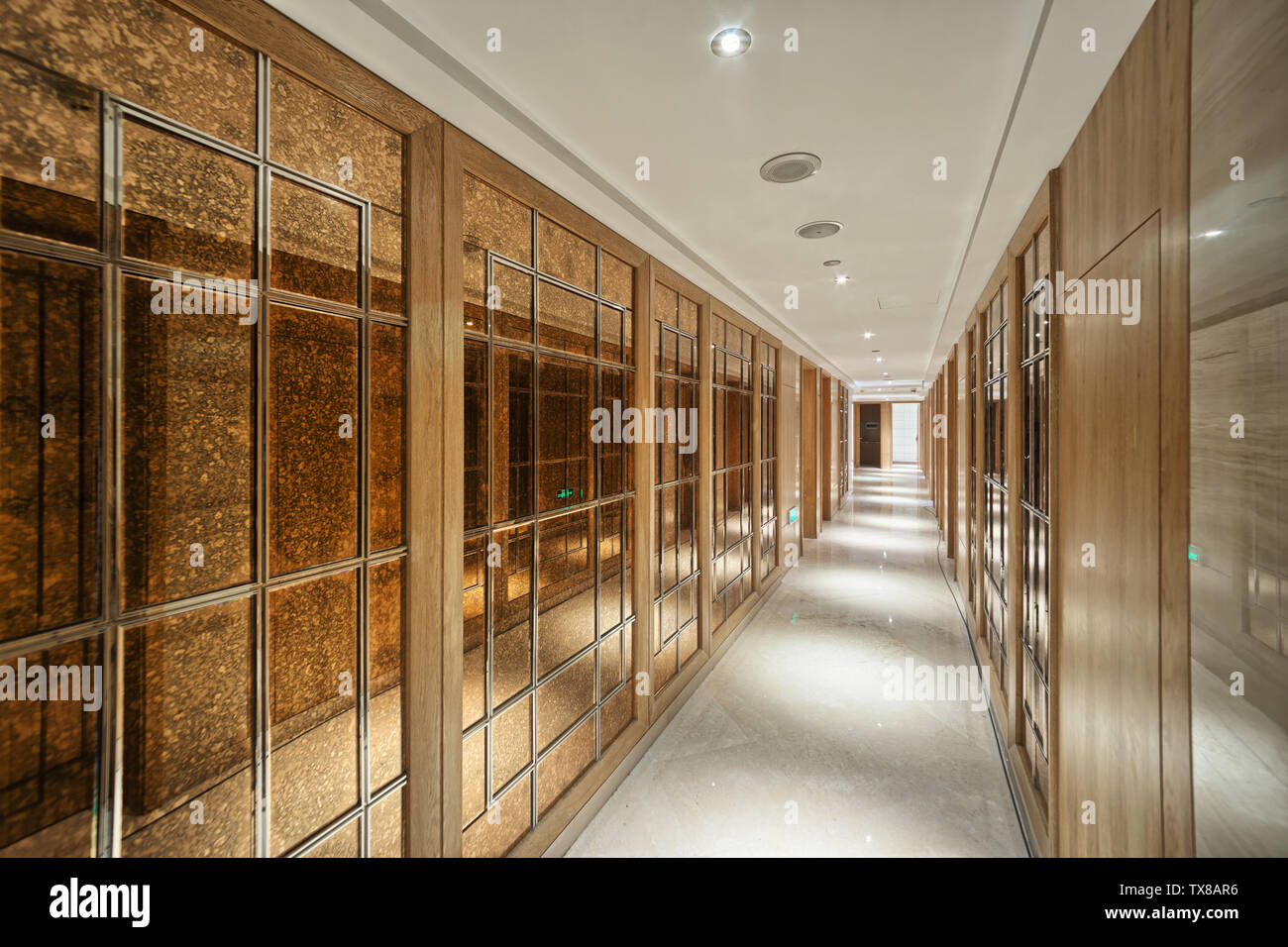 Modern office, corridor,antique decoration Stock Photo - Alamy