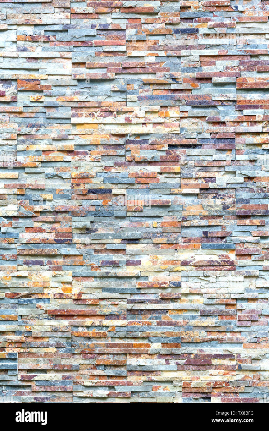 pattern of decorative stone wall background Stock Photo - Alamy