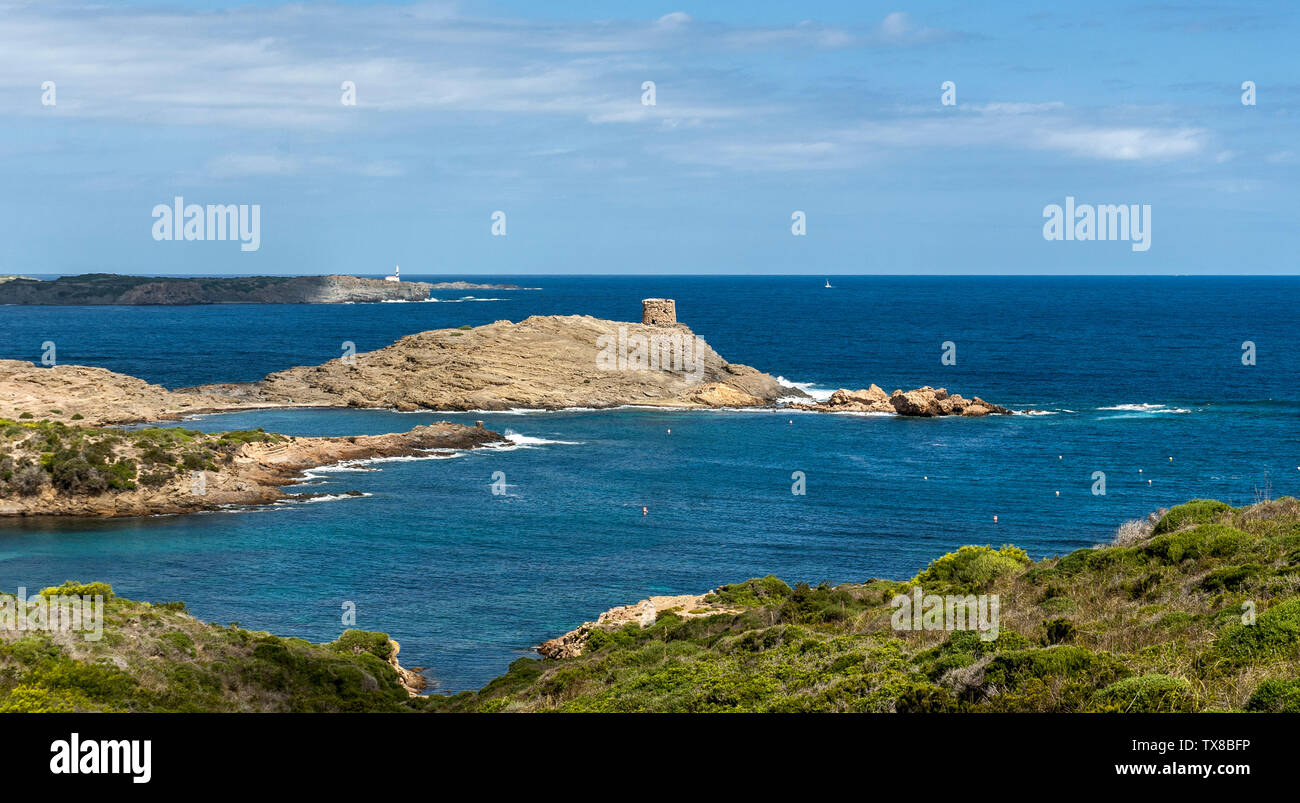 Es Colomar,Minorca Island,along the Cami de Cavalls coastal walk Stock ...