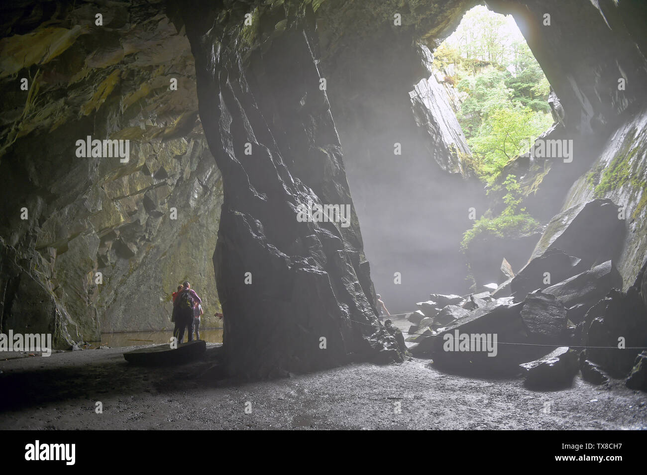 Little Langdale Quarry, also known as Cathedral quarry was a slate ...