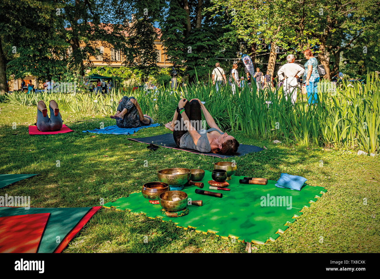 Italy Piedmont Turin Valentino Botanical garden - Wellness activity at ...