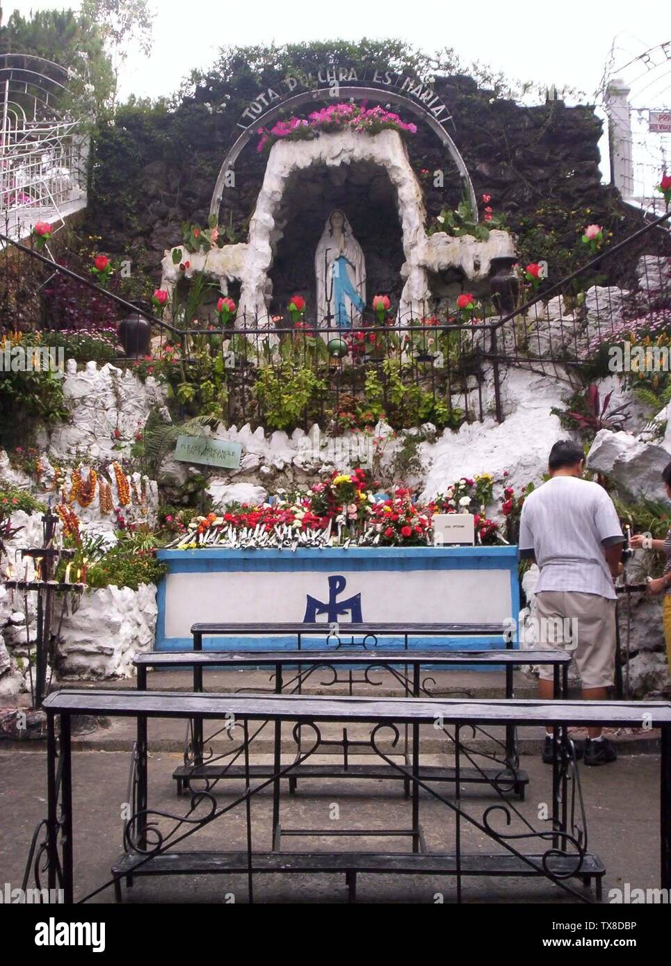 Lourdes grotto baguio hi-res stock photography and images - Alamy