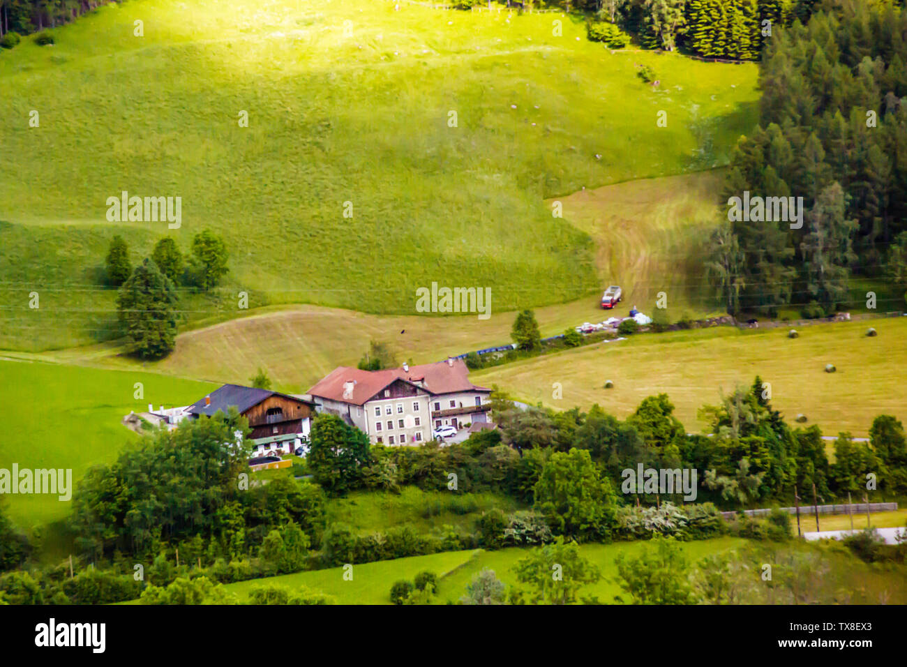 Austrian Alps scenery Stock Photo - Alamy