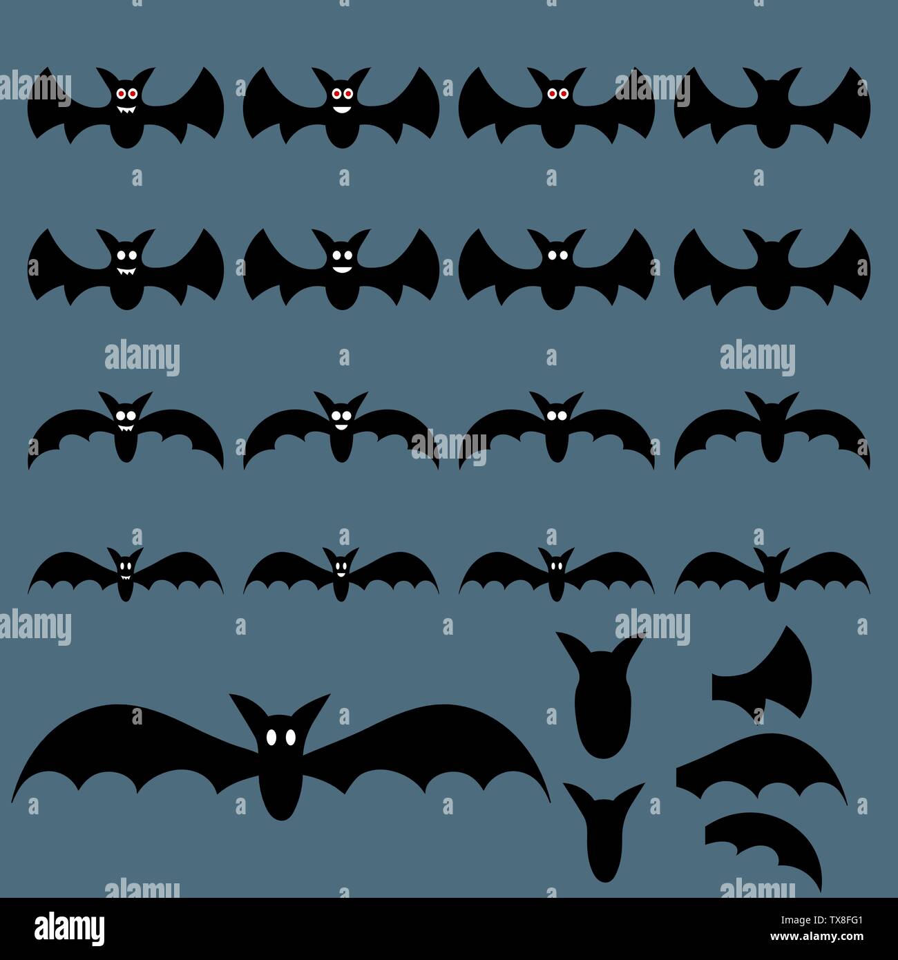 Bat claws Stock Vector Images - Alamy