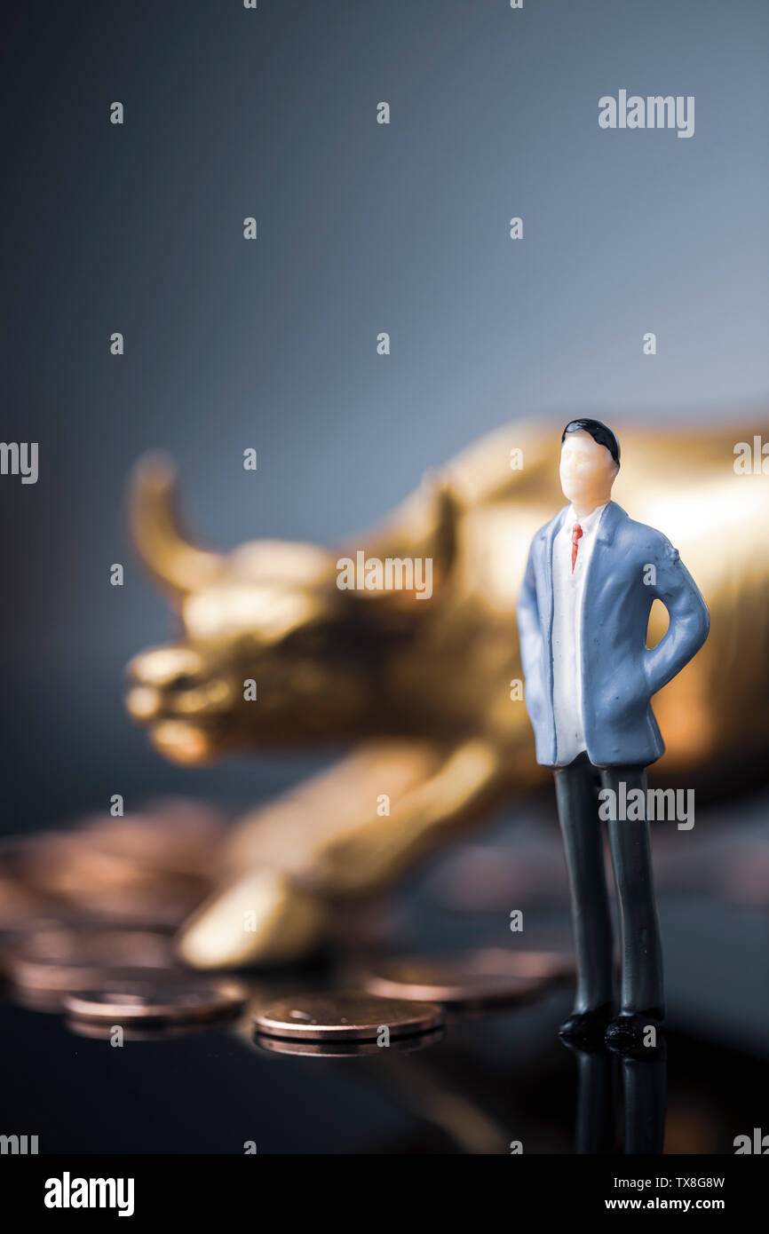 Financial stock market investment and financial management Stock Photo ...