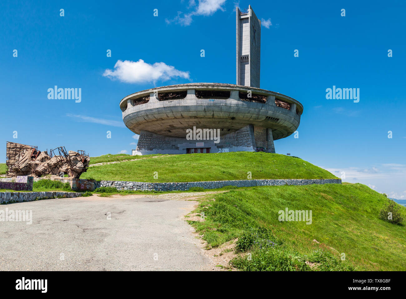 The Monument House of the Bulgarian Communist Party was built on ...