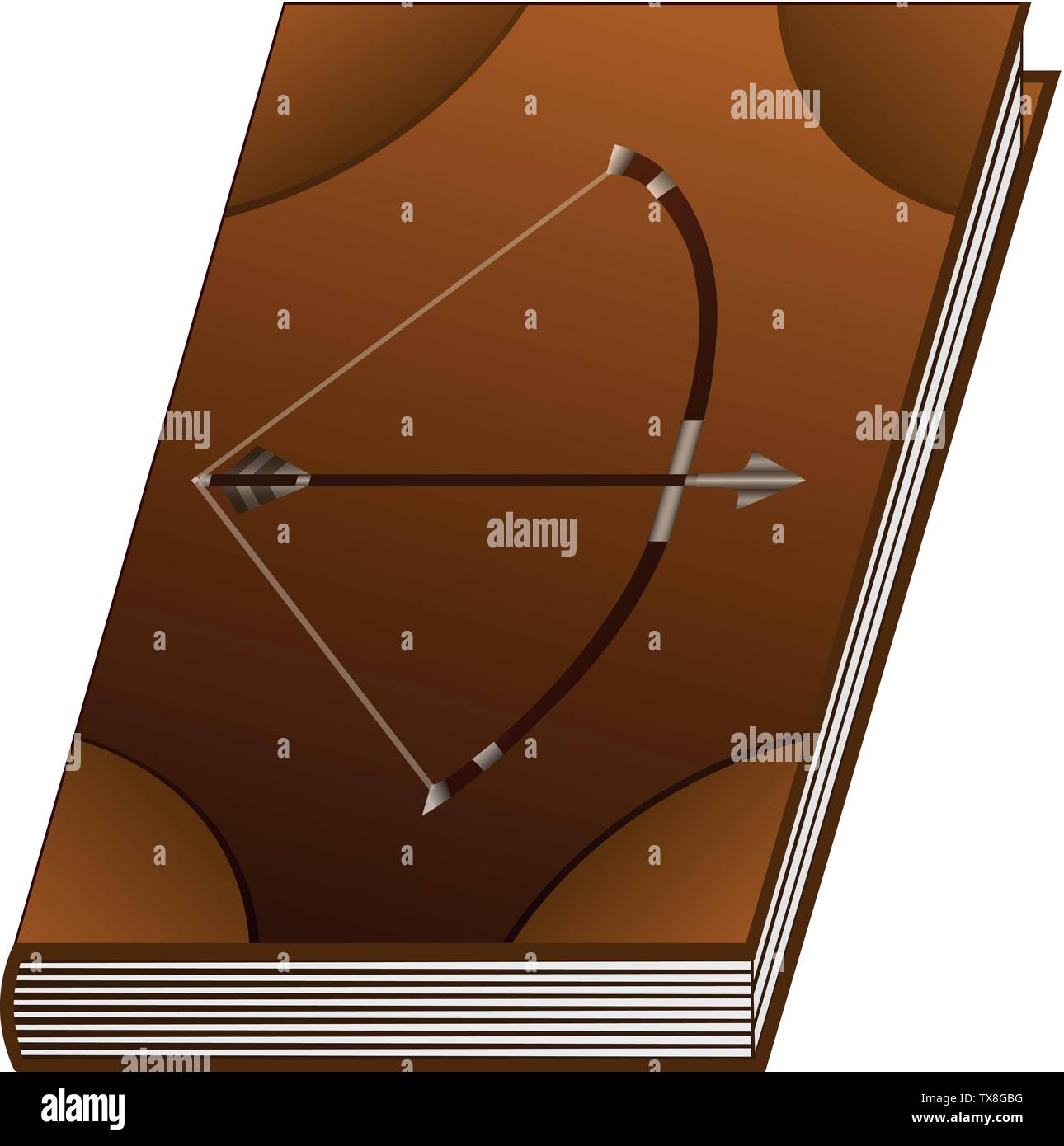 Book of Archer Skills for Your Design, Game, Card. Warfare. Isolated ...