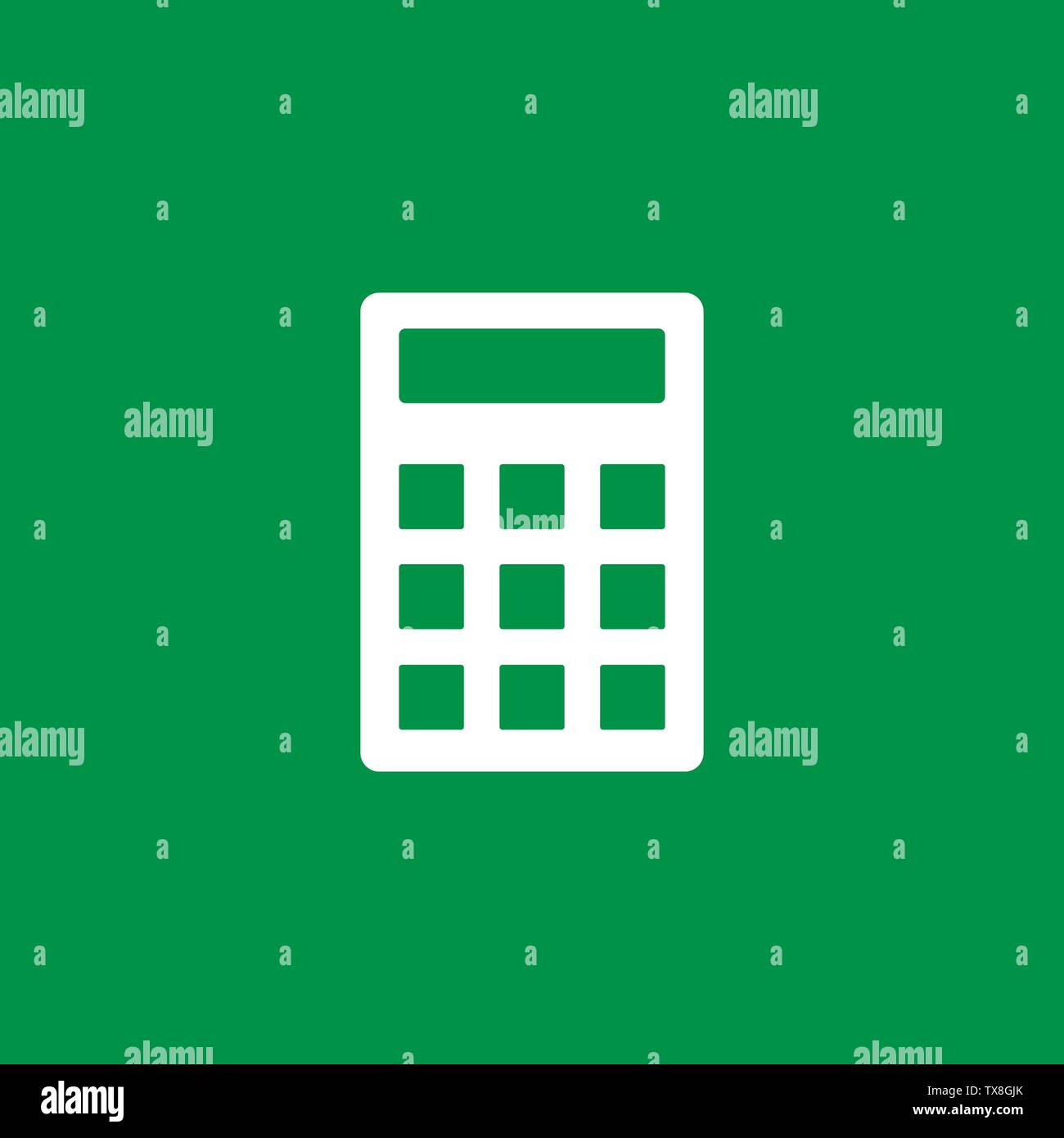 Green calculator Stock Vector Images - Alamy