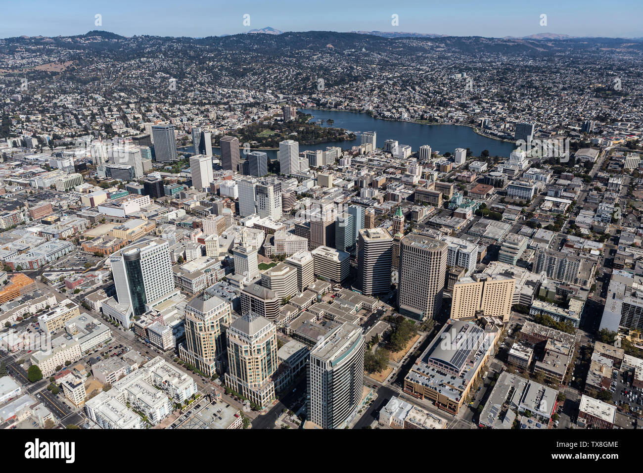 Aerial view of oakland california hi-res stock photography and images ...