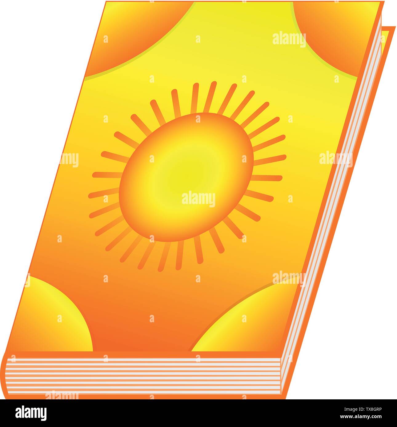 Spell book of sun elements for Your Design, Game, Card. Ancient book ...