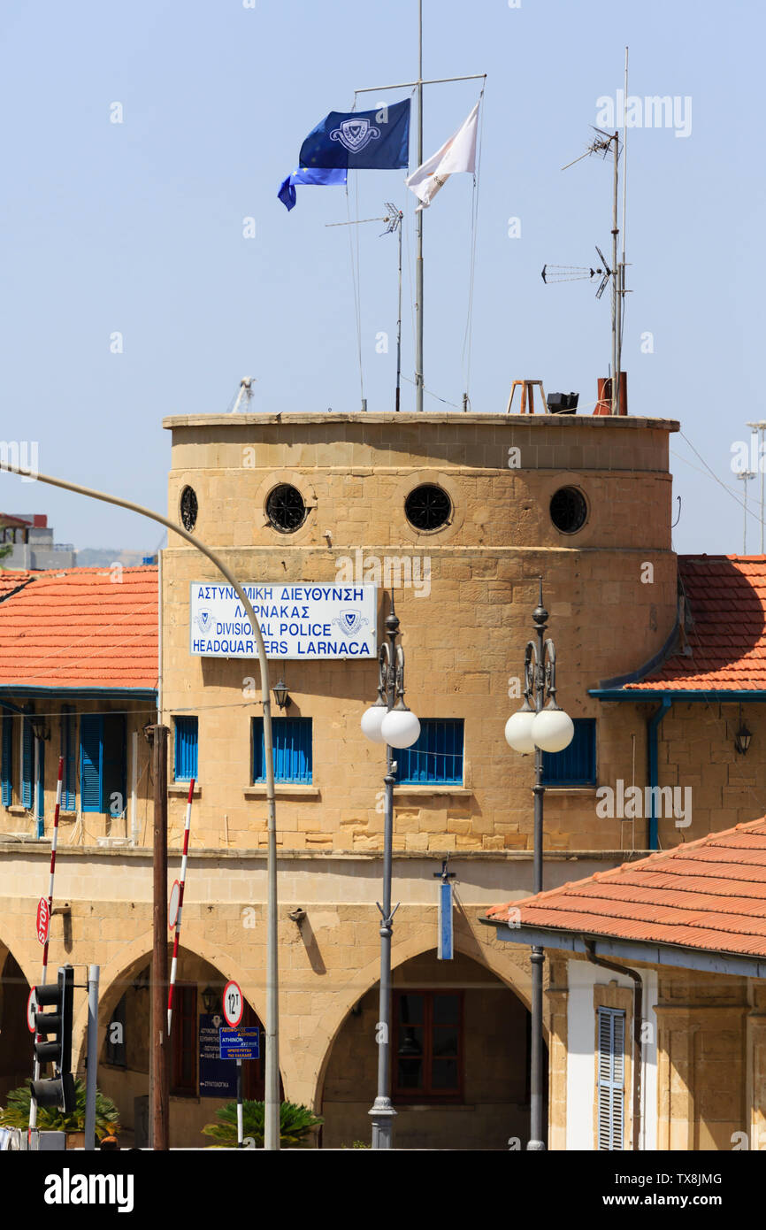 Divisional Police Headquarters building, Larnaca, Cyprus Stock Photo ...