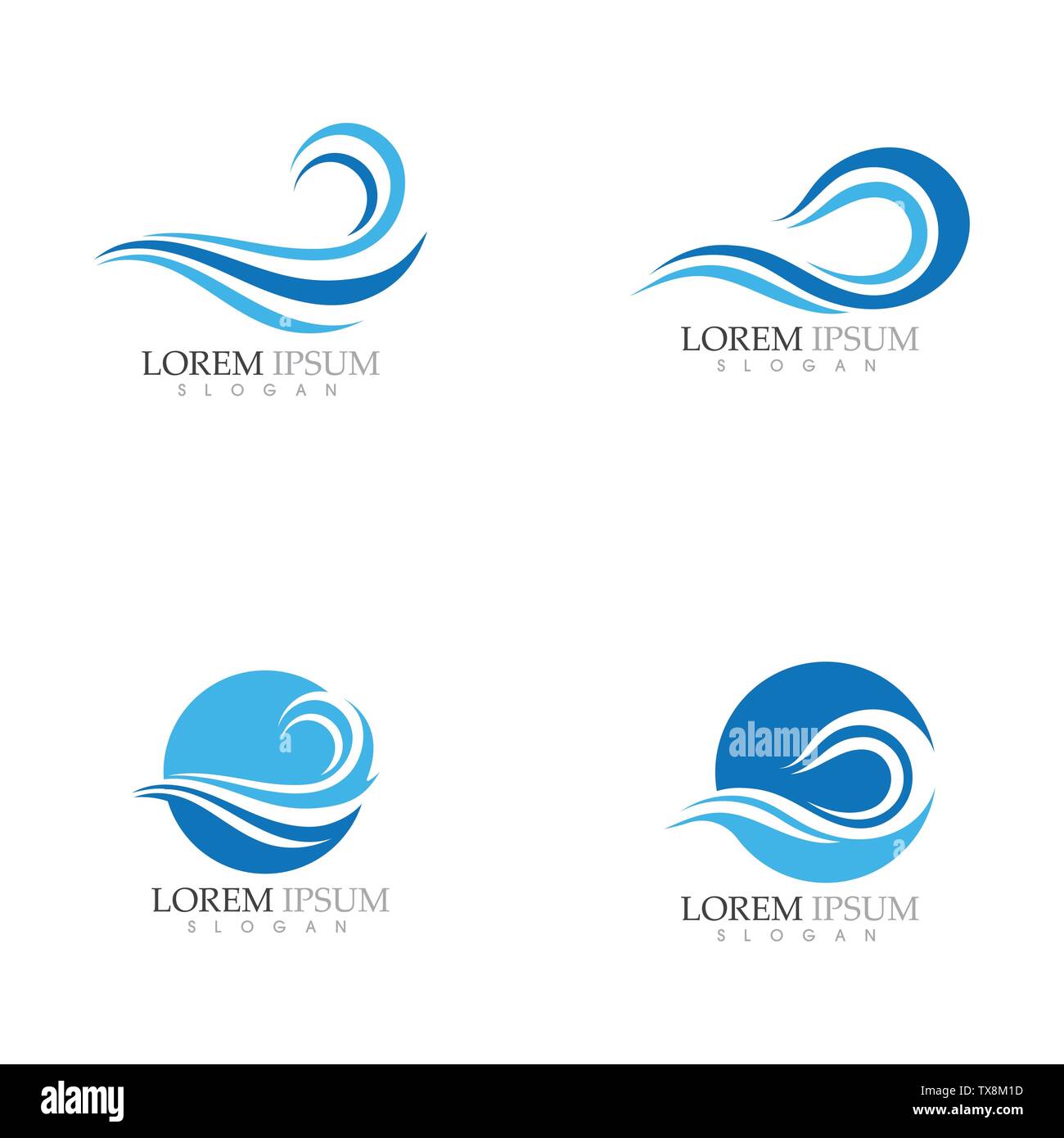 Water Wave symbol and icon Logo Stock Vector Image & Art - Alamy