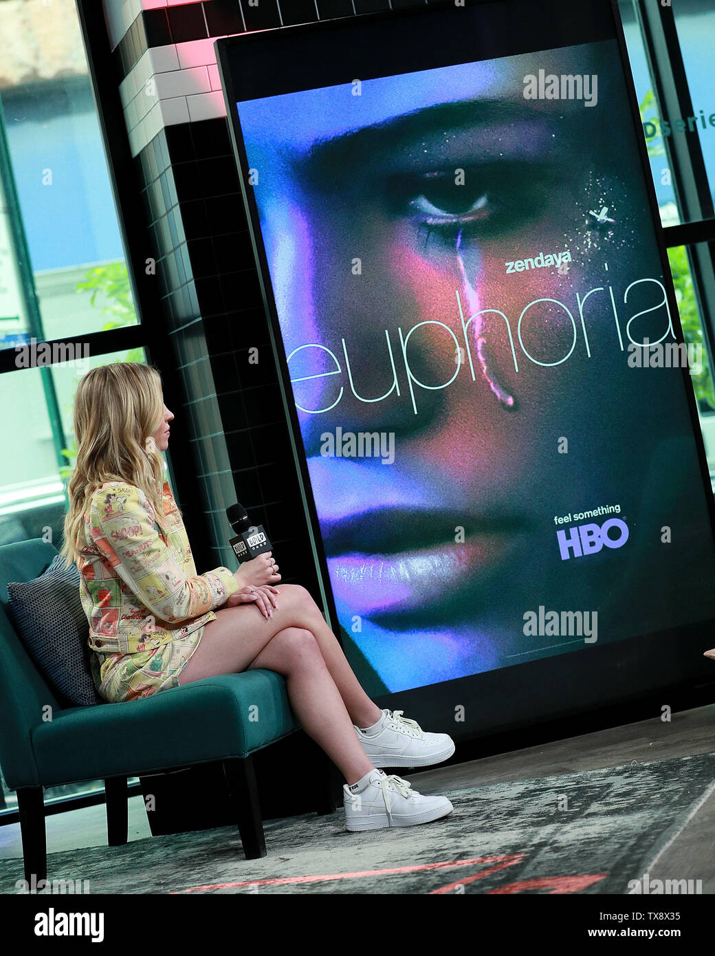 New York, USA. 24 June, 2019. Sydney Sweeney at the BUILD Speaker ...