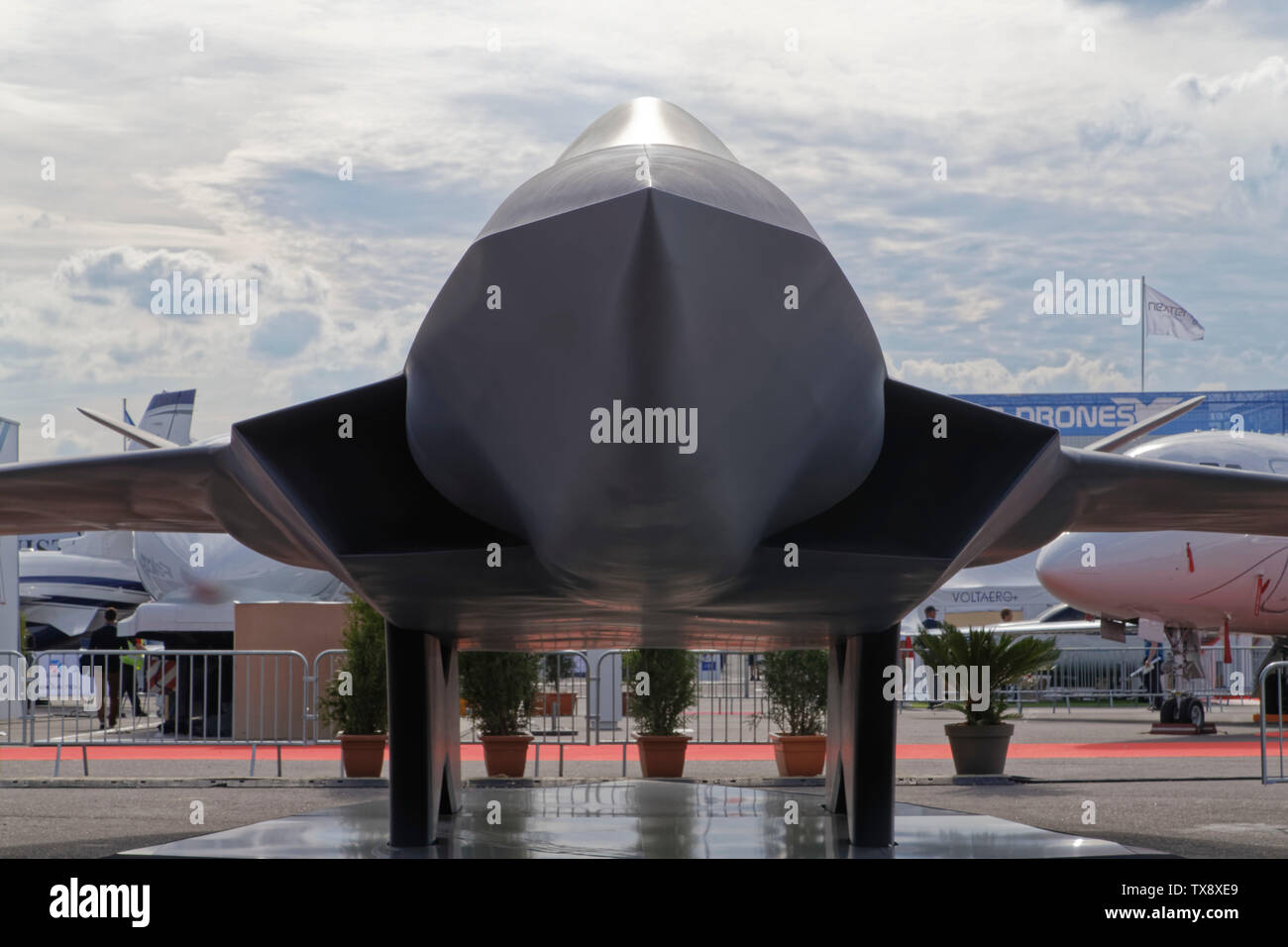 Paris-Le Bourget, France. 23rd June, 2019. Display of the Future Air ...