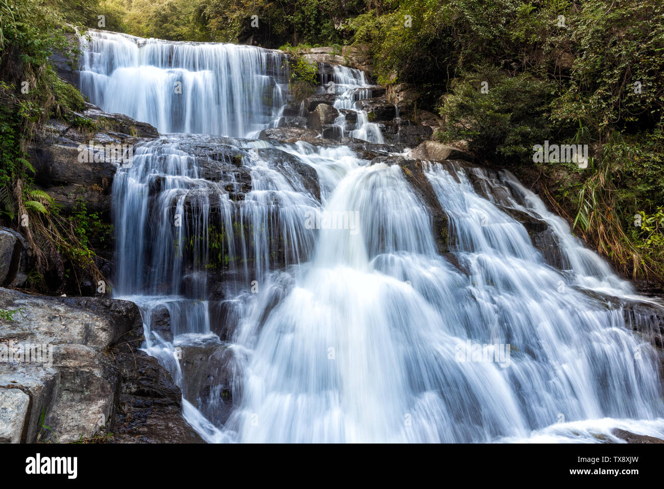 Huangmanzhai Falls Group Tourism Scenic Area, Jiexi County, Jieyang ...