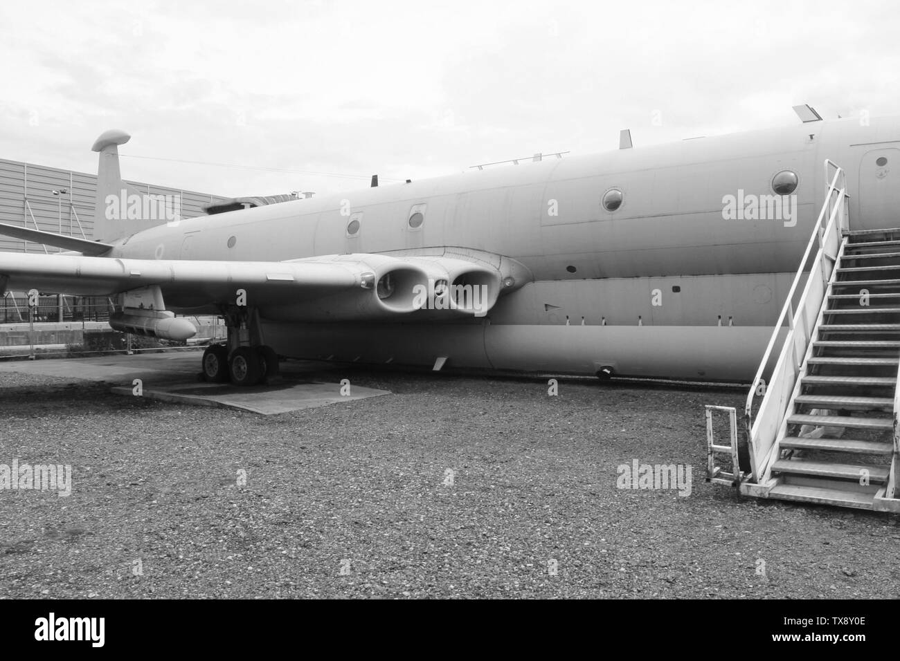 Manchester aviation runway visitor park Stock Photo - Alamy
