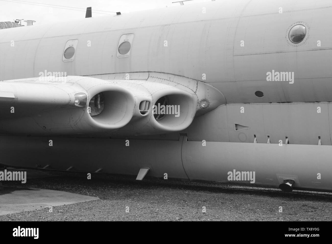 Manchester aviation runway visitor park Stock Photo - Alamy