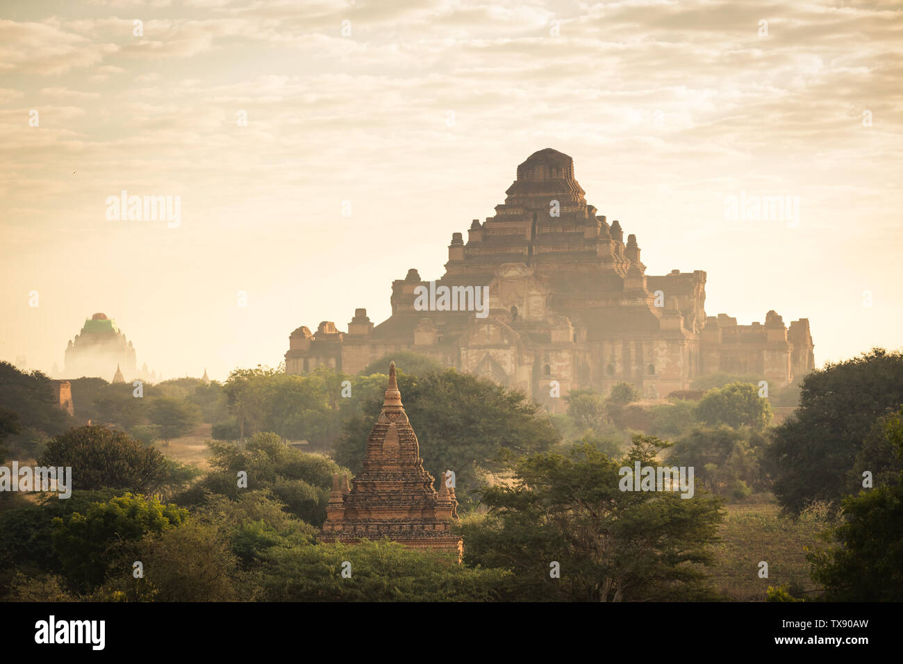Landscape of Pagan pagoda, Myanmar Stock Photo - Alamy