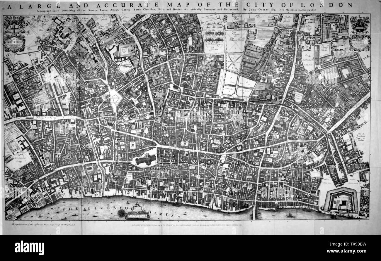Ogilby Map High Resolution Stock Photography and Images - Alamy