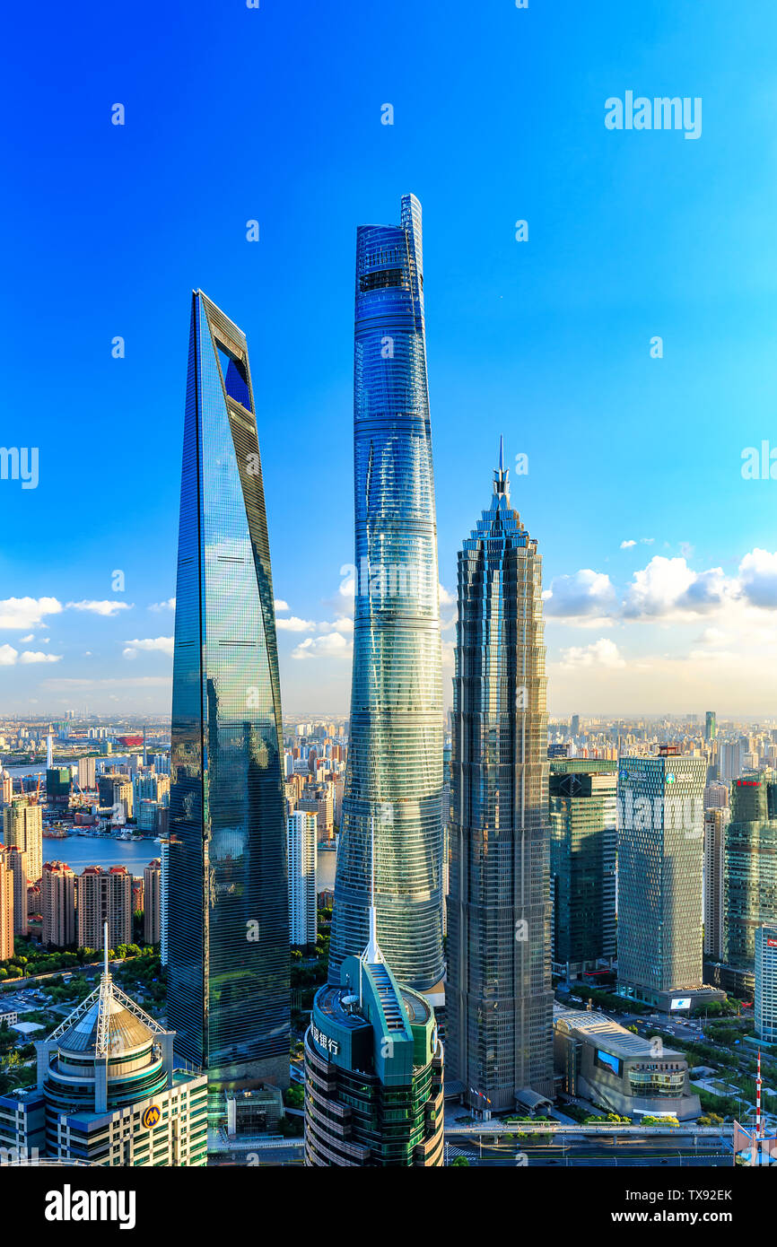 Lujiazui three piece set hi-res stock photography and images - Alamy