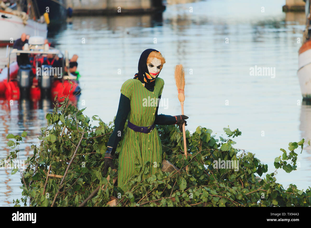 Copenhagen, Zealand / Denmark - June 23 2019: The witch in the middle ...