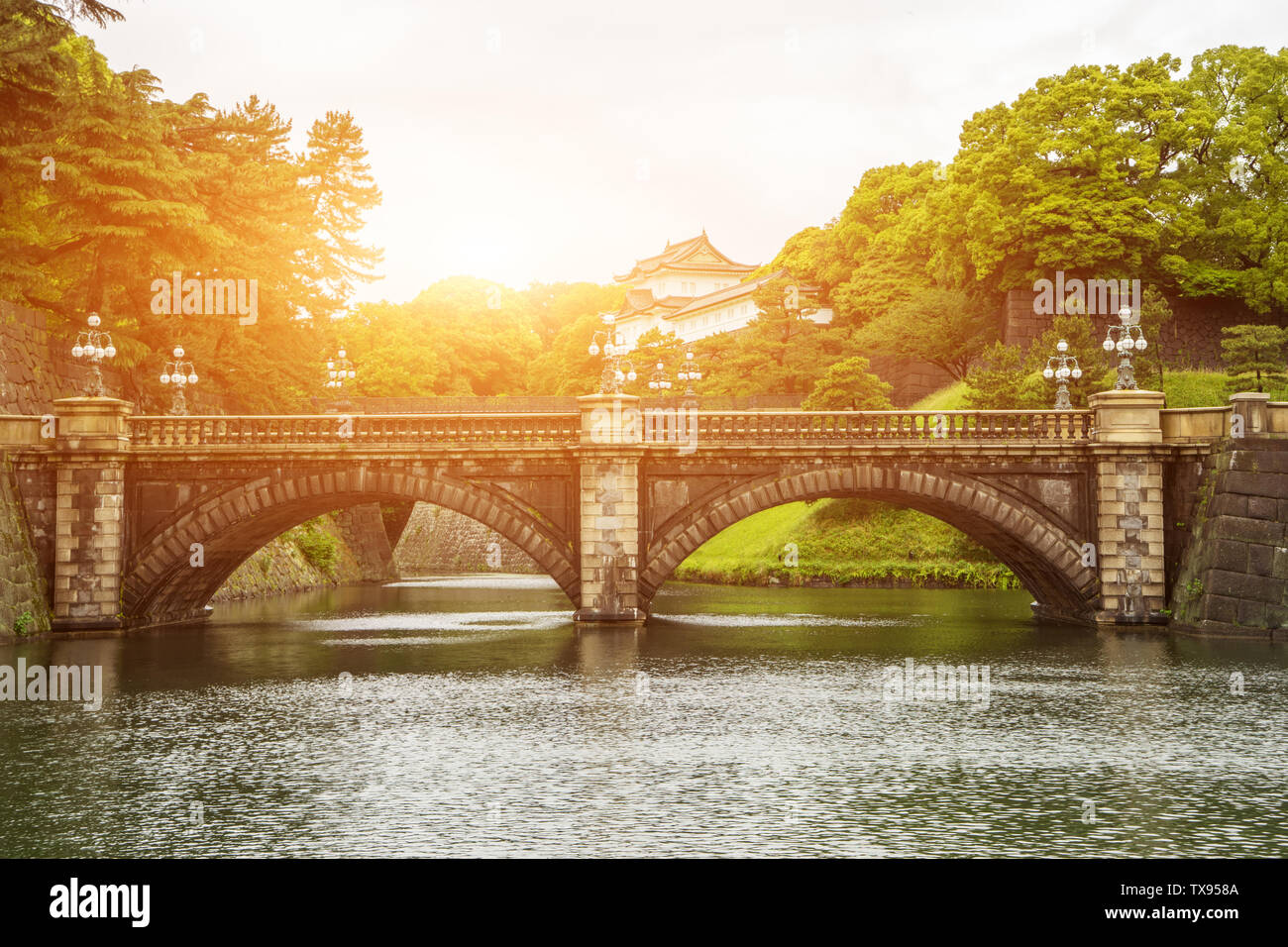 Water reflections urban bridges hi-res stock photography and images - Alamy