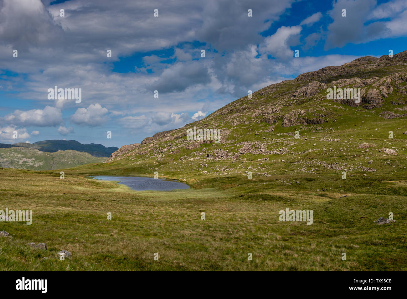 Red Tarn and Pike O'Blisco The lake District Stock Photo - Alamy