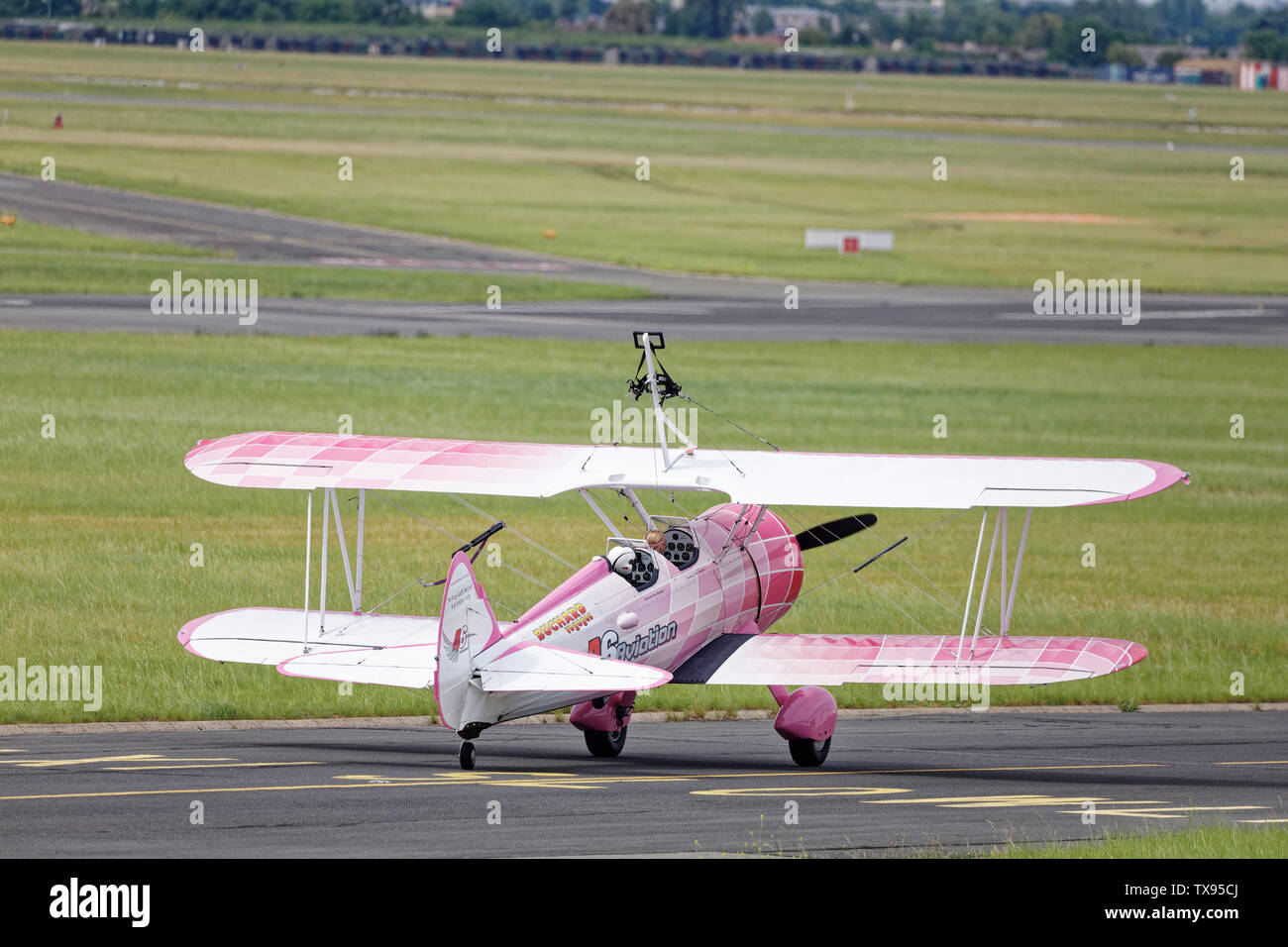 Paris-Le Bourget, France. 23rd June, 2019. Emiliano Del Buono pilots ...
