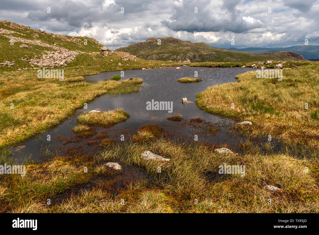 Small lakeland tarn hi-res stock photography and images - Alamy