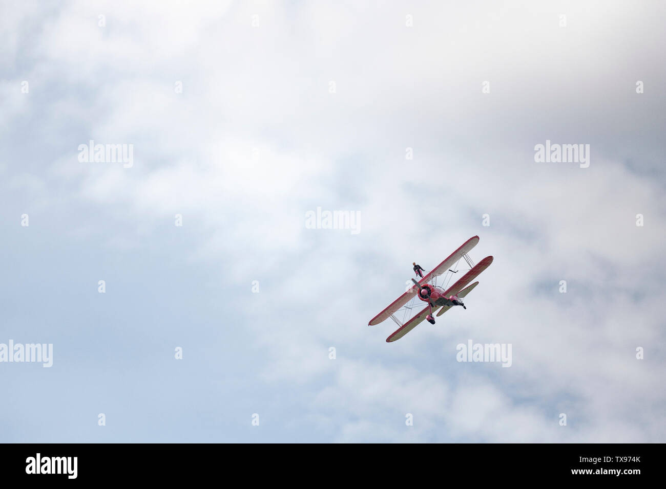 Paris-Le Bourget, France. 23rd June, 2019. Emiliano Del Buono pilots ...