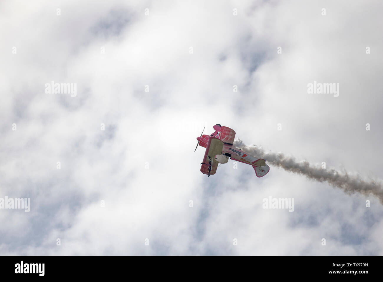 Paris-Le Bourget, France. 23rd June, 2019. Emiliano Del Buono pilots ...